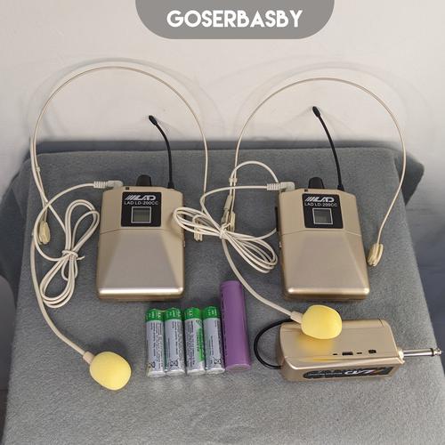 Jual Mic Wireless Universal LAD LD 200 HH dan LD 200 CC - Clip - Kota ...