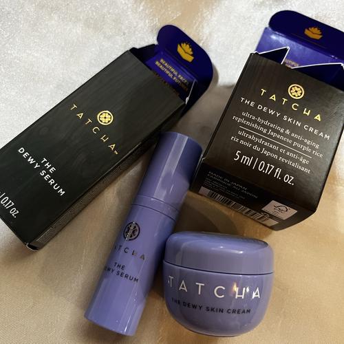 Jual Tatcha dewy skin set serum and cream 5ml x 2 - Serum 5ml - Jakarta ...