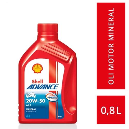 Jual Oli Motor SHELL ADVANCE 4T AX3/AX 3 Sae 20W50/20W-50 Api SG/MA (0 ...