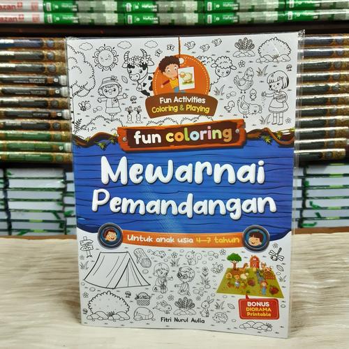 Jual BUKU FUN ACTIVITIES COLORING MEWARNAI PEMANDANGAN UNTUK USIA 4-7 ...