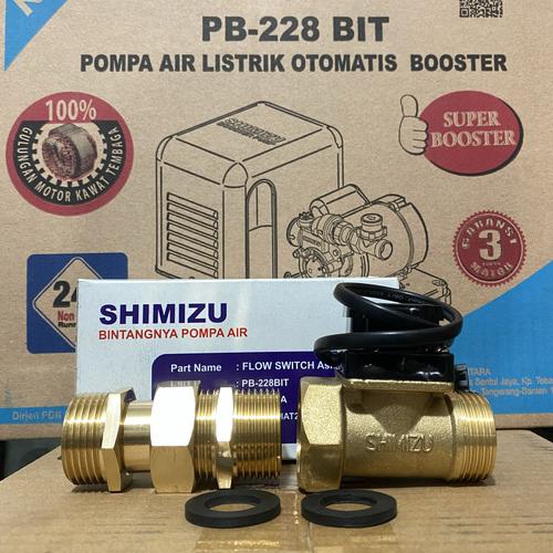 Jual Flow Switch Shimizu PB 228 BIT 1 x 1 inch Otomatis Pompa Booster ...