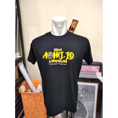 Jual Ukuran XXL Kaos Lengan Pendek Cotton Combed Sablon DTF A3 - Navy ...