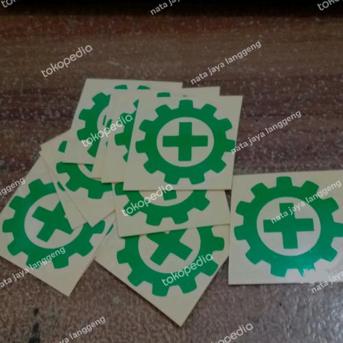 Jual Stiker K3 helm /stiker K3 helm safety /stiker K3 helm proyek ...