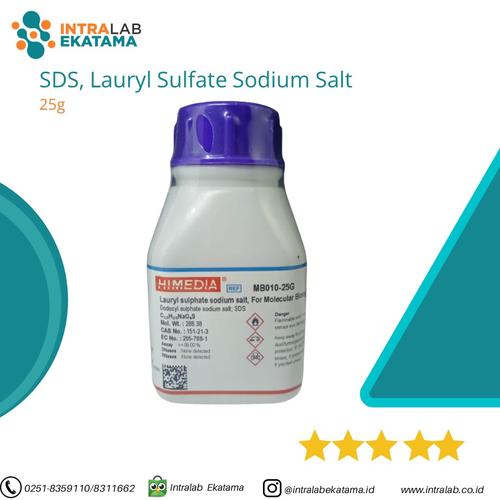 Jual SDS, Sodium Dodecyl Sulfate, Lauryl Sulfate Sodium Salt MB Grade 25g - Kota Bogor ...