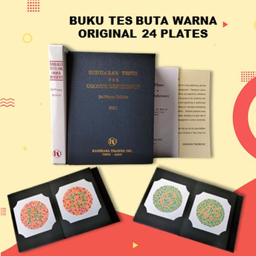 Jual Buku Tes Buta Warna Original Isihara Tes Buta Warna 24 plates ...