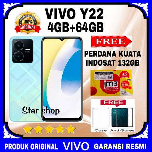 Jual VIVO Y22 4/64 GB Helio G85 Camera 50 MP GARANSI RESMI - VIVO Y22 ...