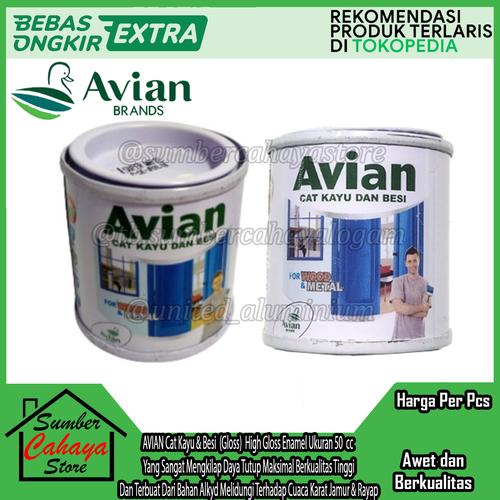 Promo AVIAN Cat Kayu & Besi (Gloss) High Gloss Enamel Uk 100 cc ...