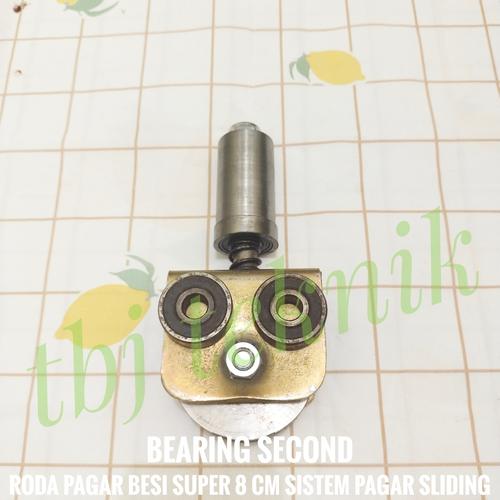Jual roda pagar besi super 8 cm sistem roda pagar sliding - bearing ...