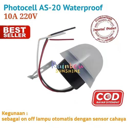 Promo Saklar Sensor Cahaya Lampu Jalan Otomatis Waterproof AS-20 AC ...