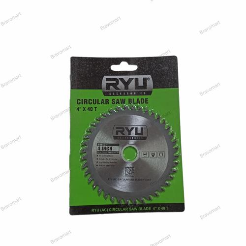 Jual RYU Circular Saw Blade / RYU Mata Gergaji Kayu 4 Inch × 40T - Kab ...