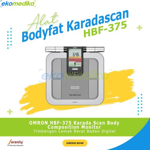 Jual Timbangan Digital Badan Kadar Lemak Karada Scan OMRON HBF 375 HBF ...