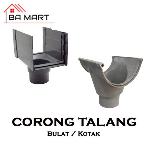 Jual Corong Talang Air Kotak Bulat/Bak Kontrol Pipa Lingkaran Gutter ...