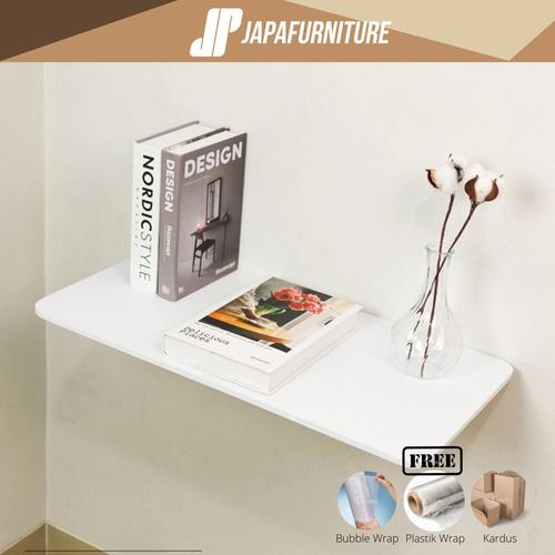 Jual 1 SET MEJA BRACKET LIPAT DINDING 80cm X 30cm MINIMALIS HEMAT RUANG ...