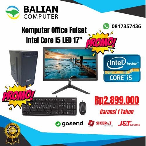 Jual KOMPUTER / PC RAKITAN INTEL CORE I5 FULL SET LED 19" GARANSI 1 ...