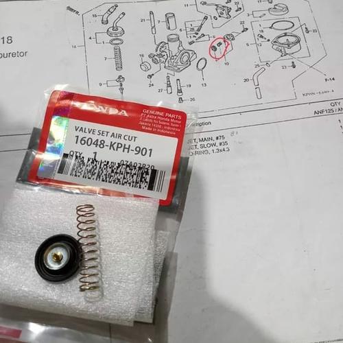 Jual Valve Set Air Cut Honda Karisma Kirana Supra X125 Revo 110 Blade 110 - Jakarta Barat - JCW ...
