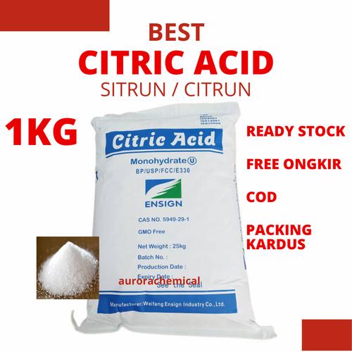Jual Citric Acid 1kg / sitrun / citrun / asam sitrat / pembersih ...