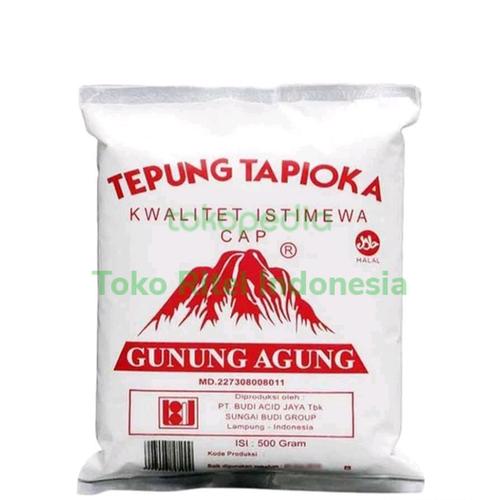 Jual Tepung Tapioka Gunung Agung 500gr/Tapioka Aci Gunung/Tapioka ...