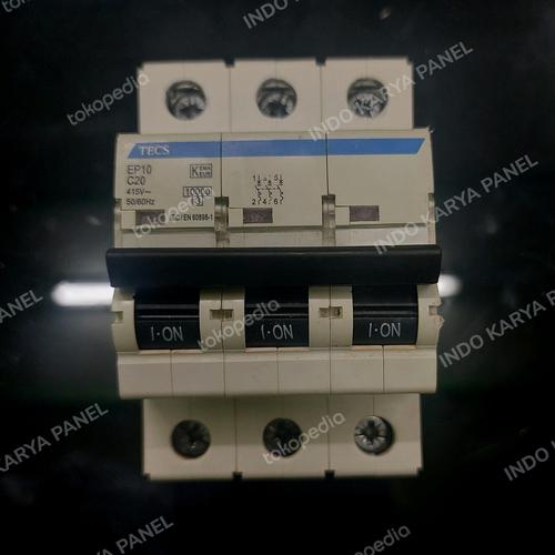 Jual MCB TECS EP10 20A 3P TERASAKI - Jakarta Pusat - INDO KARYA PANEL | Tokopedia