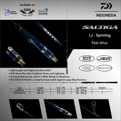 Jual ROD / JORAN DAIWA SALTIGA LJ 22 (SPINNING) - LJ 63XHS-S - Kota Surabaya - Official Daiwa ...