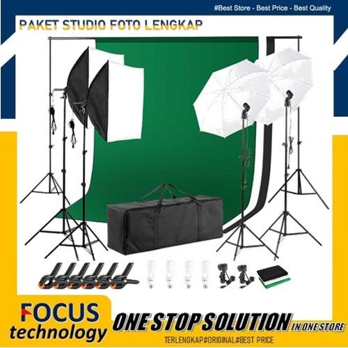 Jual Paket Lengkap Background Foto Studio Lightning G1 Vlogger Youtuber ...