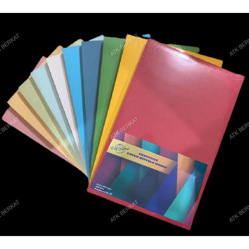 Jual [100pcs] Kertas karton cover jilid buffalo uk FOLIO F4 - Biru ...