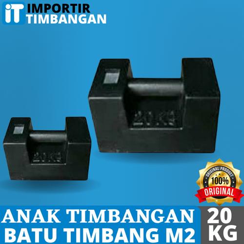 Jual Anak Timbangan Batu Bandul Timbang M2 20kg - 20kg - Jakarta Barat ...