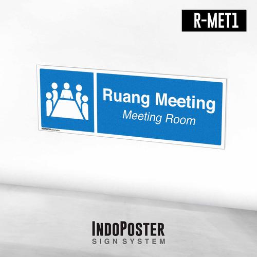 Jual Stiker Safety Sign K3 Office Kantor Ruang Meeting Meeting Room - S ...
