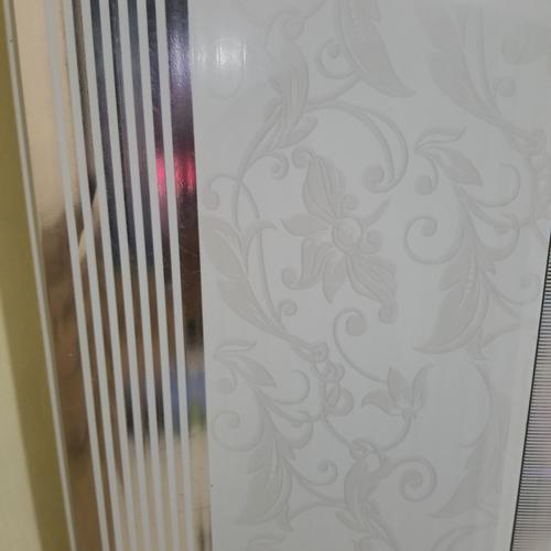 Jual plafon pvc putih motif, tebal 0.8 cm lebar 20 cm ready 3, 4 dan 6 ...