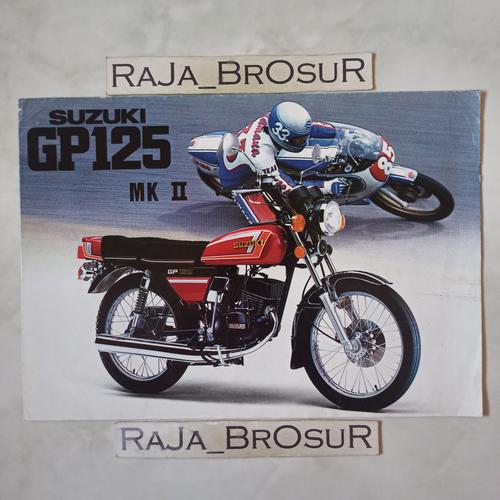 Jual Poster brosur katalog leaflet Suzuki GP125/GP 125 MK II MK2 1982 - Kab. Langkat ...