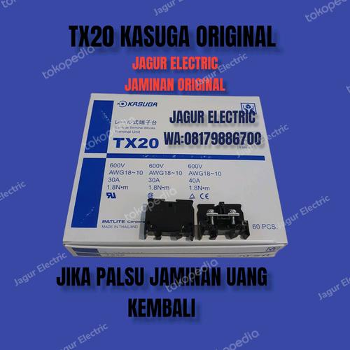 Jual TX20/TX-20 Terminal Block Kasuga Original isi 60 pcs - Jakarta ...