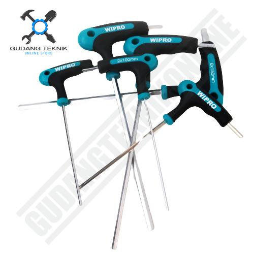 Jual Kunci L Model T 2mm 2.5mm 3mm 4mm 5mm 6mm WIPRO / T Handle Hex ...