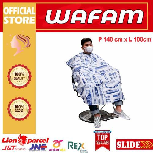 Jual CAPE / KEP / KAIN KIP CUKUR BARBER SALON MOTIF ALAT CUKUR CLASSIC ...