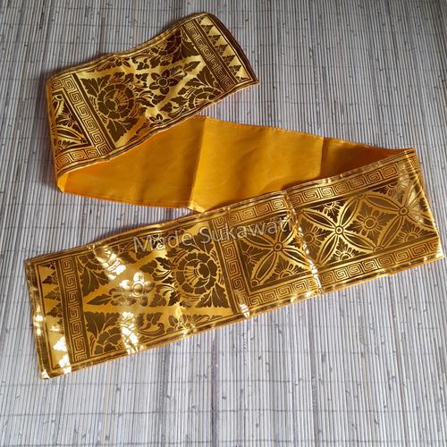 Jual Selendang prada penari bali kain satin - Kuning - Kab. Gianyar ...