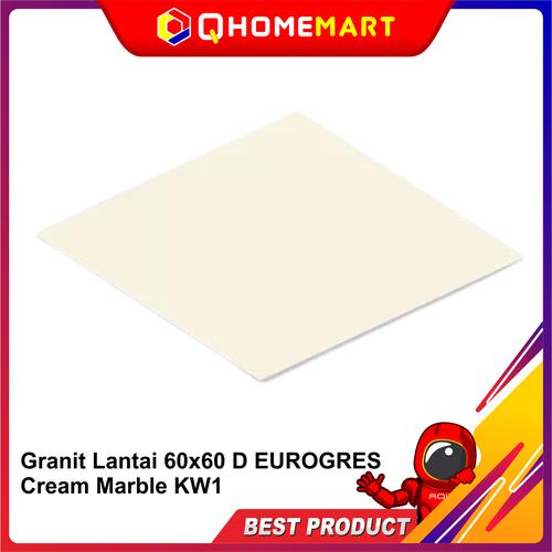 Jual Granit Lantai 60x60 D EUROGRES Cream Marble KW1 - Kab. Bantul - QHomeMart Official | Tokopedia