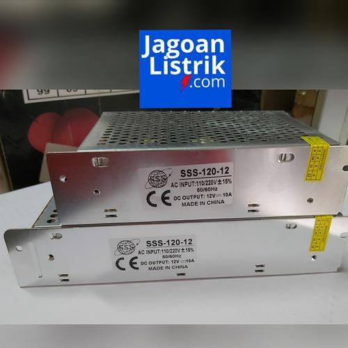 Jual Power Supply SSS-120-12 AC to DC Input 110/220VAC Output 12V DC ...