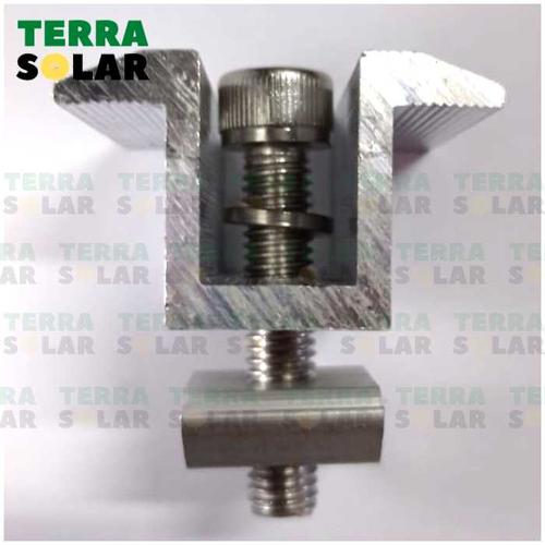 Jual Mid Clamp Braket Solar PV Panel Surya Baut Stainless Steel 304 ...