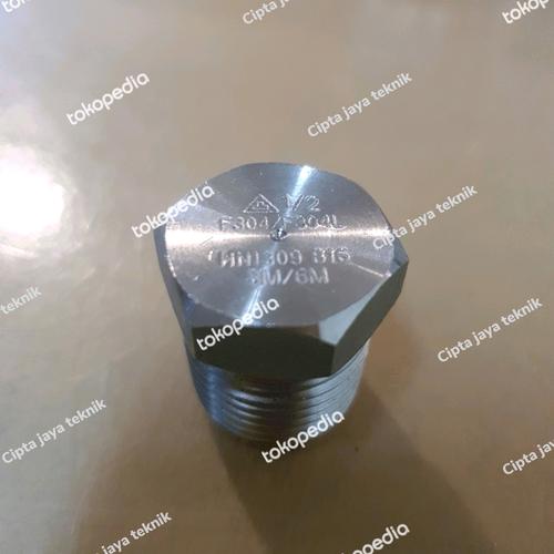 Jual plug stainless 304 class 3000 1/2" (inch) - Jakarta Barat - CIPTA ...