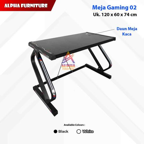 Jual Meja Gaming / Gaming Desk Type 02 - Putih - Kab. Deli Serdang ...