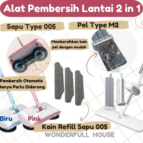 Jual Alat Pel Praktis Sapu Lantai Otomatis Ultra Broom Alat Pel Lantai ...