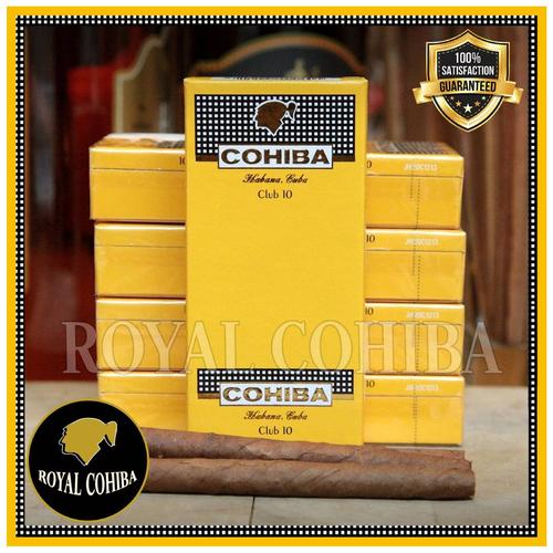 Jual COHIBA CLUB PACK OF 10 ORIGINAL, Cerutu Habano, Cuban Cigar Mini ...