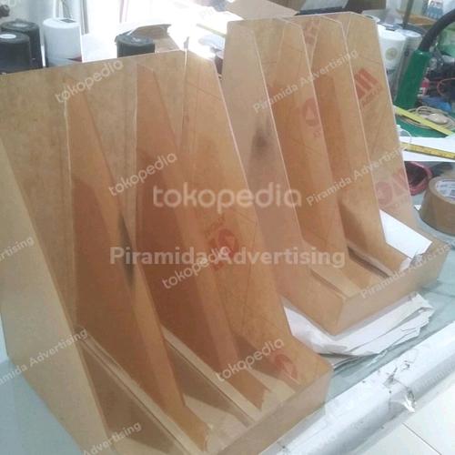 Jual akrilik rak t35cm buku kertas map dokumen folder tempat - Kota ...