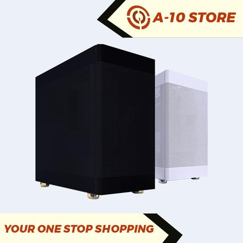 Jual CUBE GAMING AVENT BLACK/WHITE CASE - mATX - Front Top Side Mesh Panel - Hitam - Jakarta ...