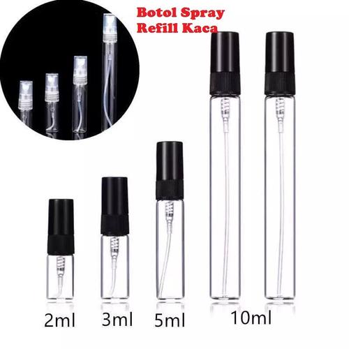 Jual botol decant botol spray refill 3 ml parfum - Hitam - Jakarta ...