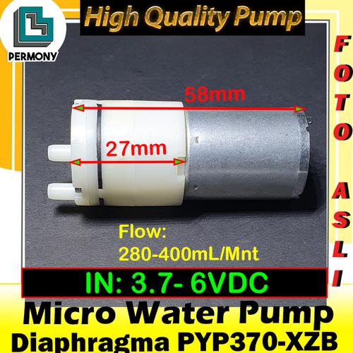 Jual Micro water pump pompa air mini diaphragm mikro small 370 vacuum ...