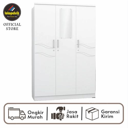 Jual Lemari Pakaian 3 Pintu Minimalis / Almari Pakaian Murah Tegal ...