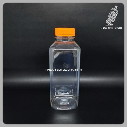 Jual Botol plastik 500ml / Botol Kick Kotak 500 ml - Orange - Jakarta ...