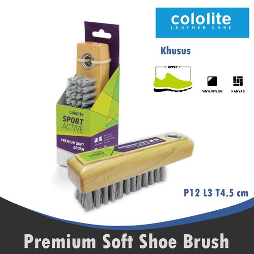 Promo Sikat Sepatu kayu Premium Soft Shoe Brush sikat upper Cololite ...