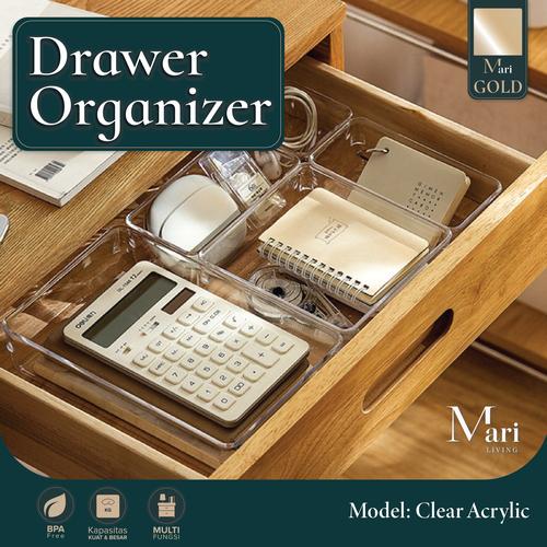 Jual Kotak Penyimpanan Organizer Akrilik Multifungsi Laci Meja Dapur ...