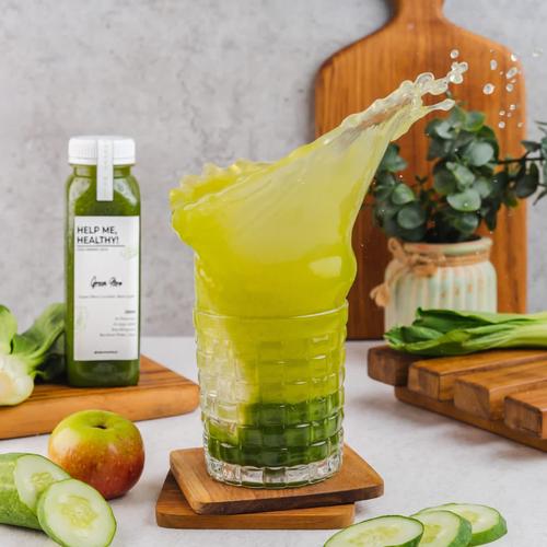 Jual Green Hero Cold pressed juice 250 ml / Jus Detox Sayur Bayam Kale ...