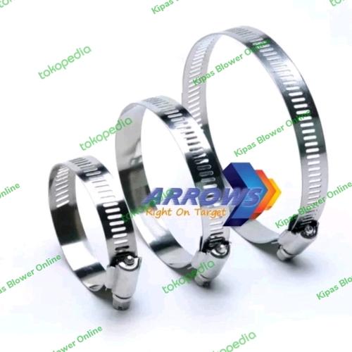 Jual Klem flexible 6 inch klaim anti karat 6 inch klem selang 6 inch ...